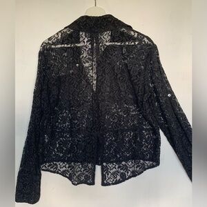 Chelsea Flower | Tops | Chelsea Flower Shirt Jacket Lace Mother Of ...